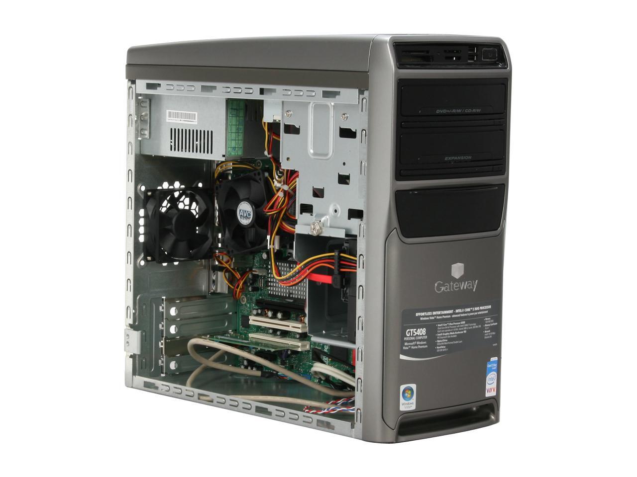 Refurbished: Gateway Desktop PC GT5408 - RA Intel Core 2 Duo E4300 1GB ...