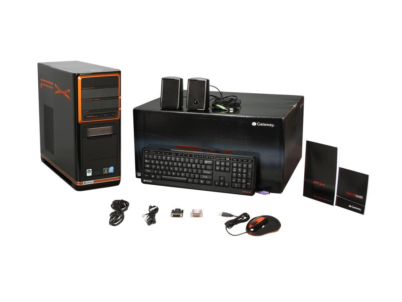 Open Box: Gateway Desktop PC FX Series FX6800-11 Intel Core i7-920 6GB ...