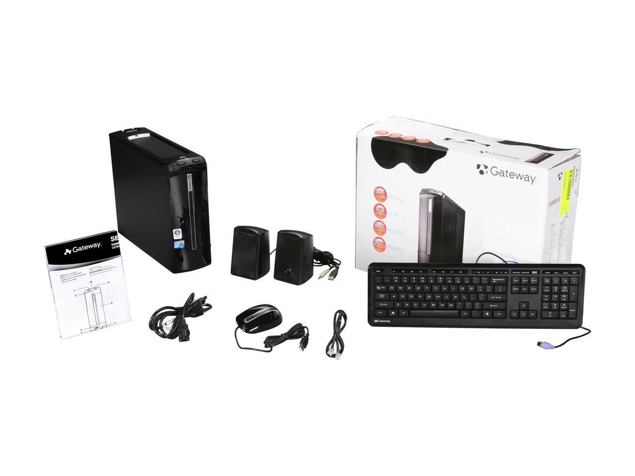 Gateway Desktop PC SX Series SX2800-03 Intel Core 2 Quad Q8200 4GB DDR3 ...