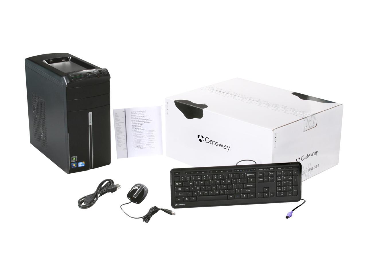 Gateway Desktop PC DX Series DX4831-05 Intel Core i5-650 8GB DDR3 1TB ...