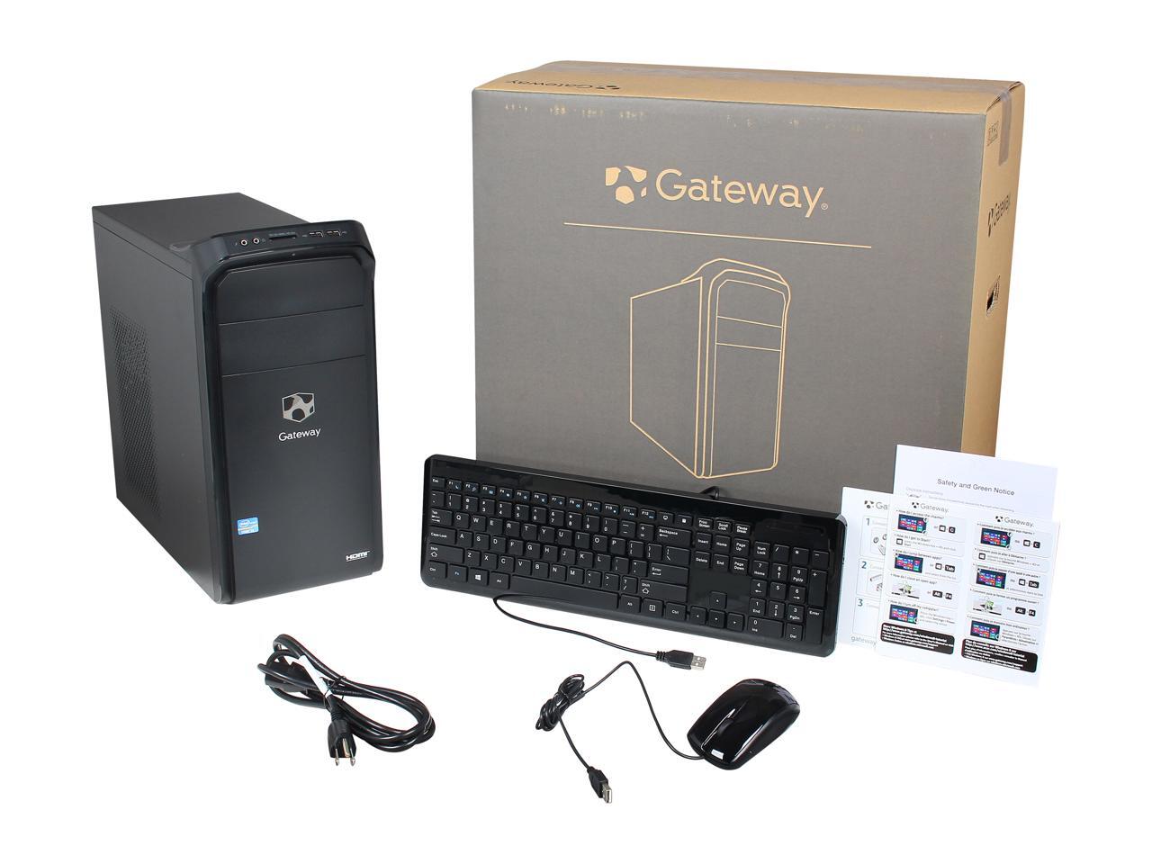 Gateway Desktop PC DX4870-UR348 (DT.GDDAA.016) Intel Core i3-2130 4GB ...