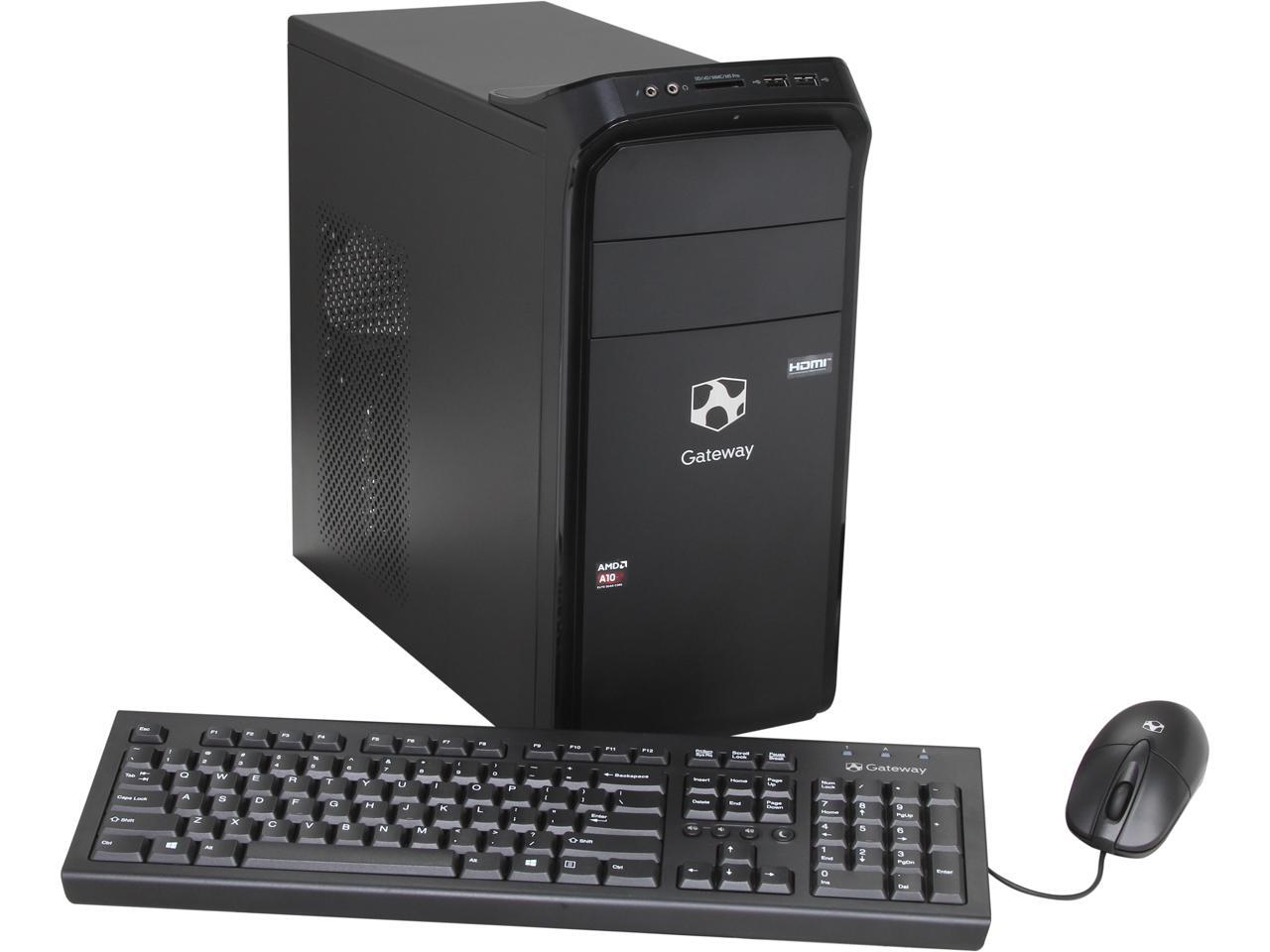 Gateway Desktop PC DX4380-UR23 (DT.GEGAA.003) AMD A10-6700 10GB DDR3 ...