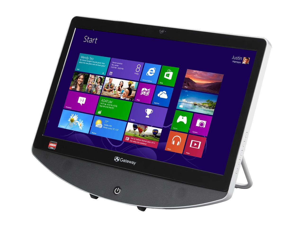 Refurbished: Gateway All-in-One PC ZX4250G-UW308-FB-R AMD E-350 4GB ...