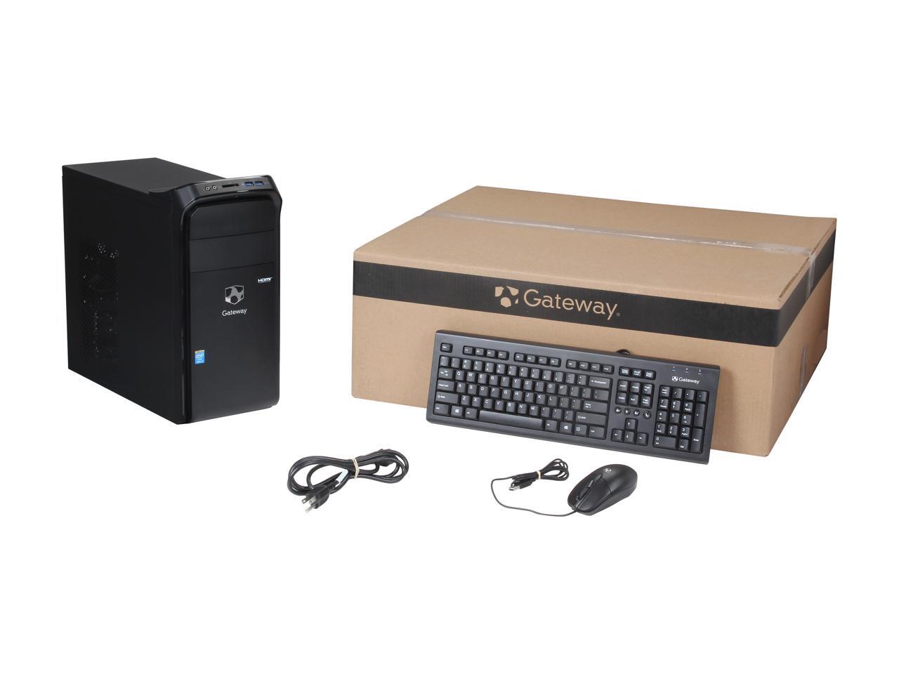 Refurbished: Gateway Desktop PC DX4885-UB3A Intel Core i5-4430 8GB DDR3 ...