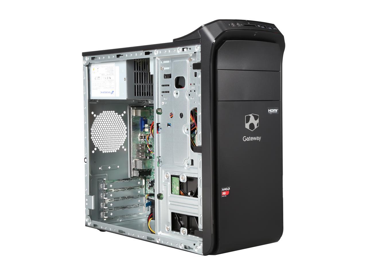 Gateway Desktop PC DX4375-UR11 AMD A6-5200 4GB DDR3 1TB HDD AMD Radeon ...