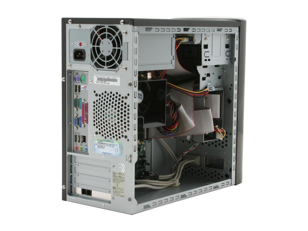 eMachines Desktop PC T-Series T3985 2.93GHz 512MB DDR 80GB HDD Windows ...