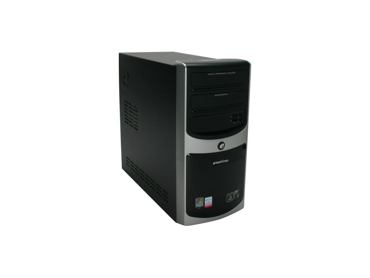 eMachines Desktop PC T3646 AMD Sempron LE-1250 1GB DDR2 160GB HDD ...