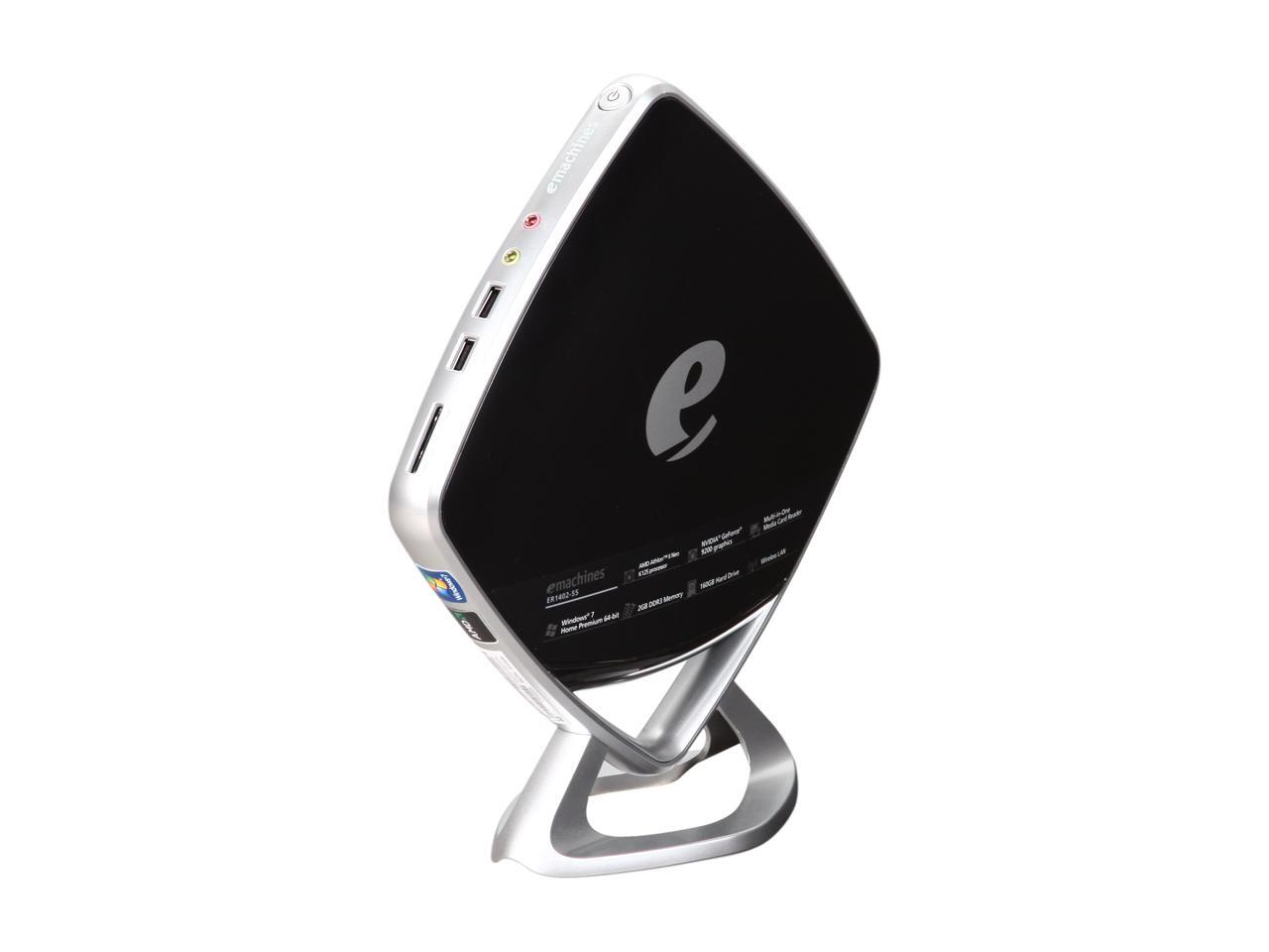 eMachines Desktop PC mini-e ER1402-55 AMD Athlon II Neo K125 2GB DDR3 ...
