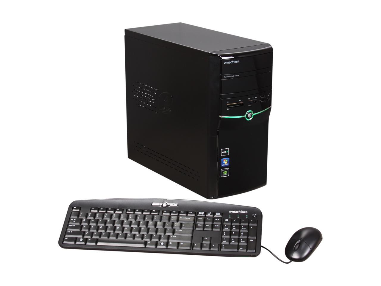 eMachines Desktop PC ET1352-53 AMD Athlon II X2 250 3GB DDR3 640GB HDD ...