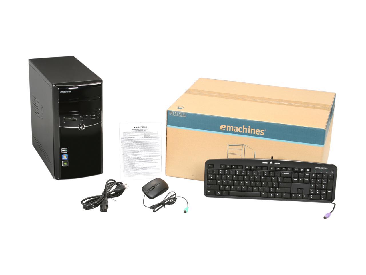 eMachines Desktop PC ET1331-45 (PT.NCC02.002) AMD Athlon II X2 255 3GB ...