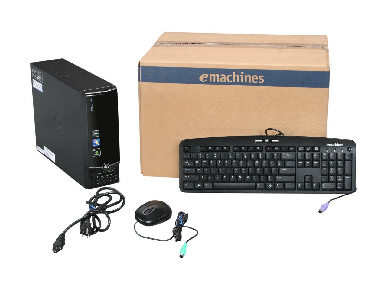 Open Box: eMachines Desktop PC EL1352-07E (L-PT.NC902.004) AMD Athlon ...