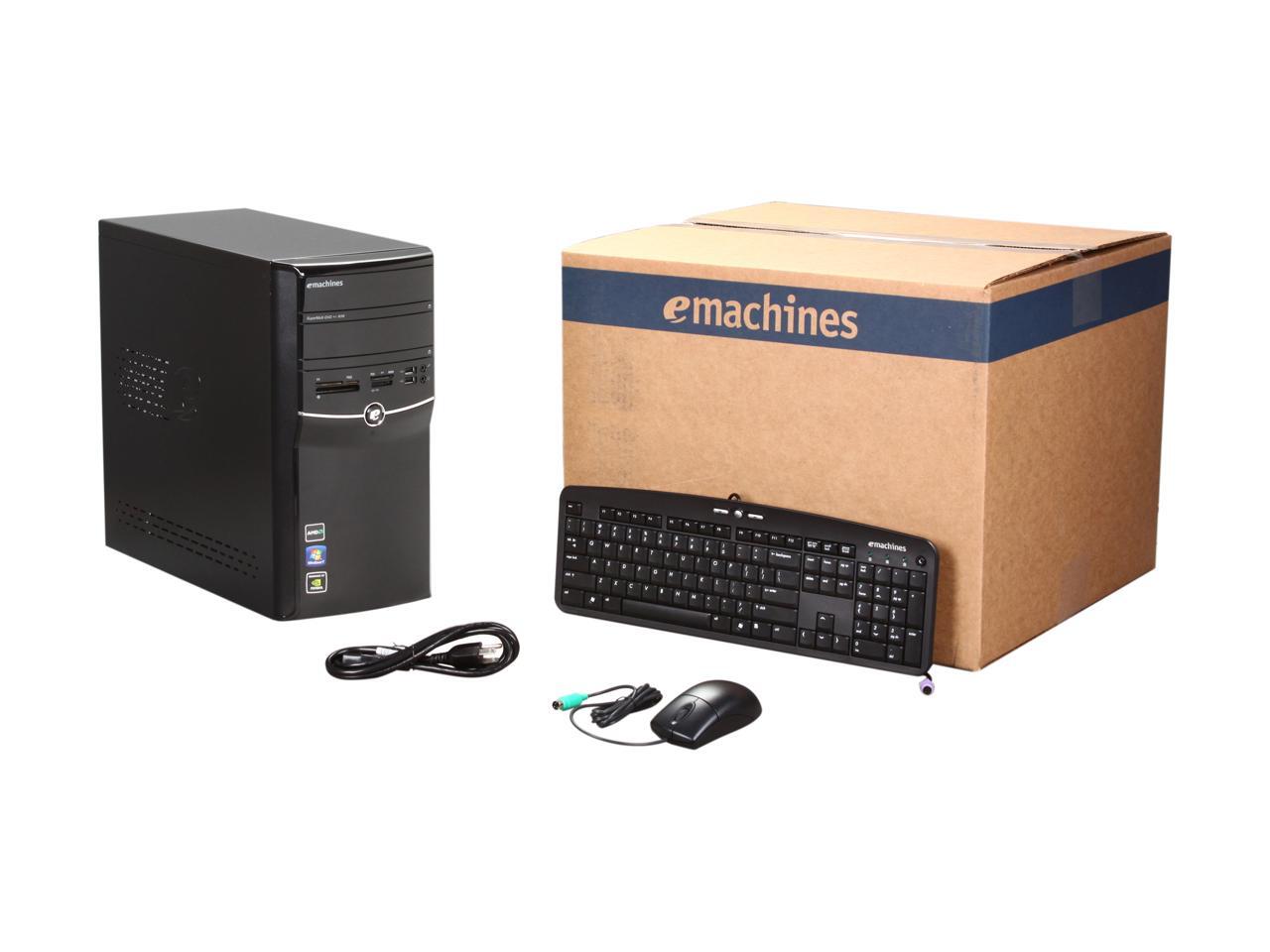 Refurbished: eMachines Desktop PC ET1352-01 (L-PT.NBU02.001) AMD Athlon ...
