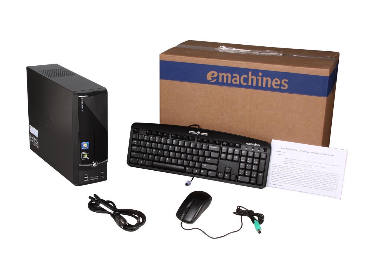 Refurbished: eMachines Desktop PC EL1358G-51W Athlon II X2 220 (2.80GHz ...