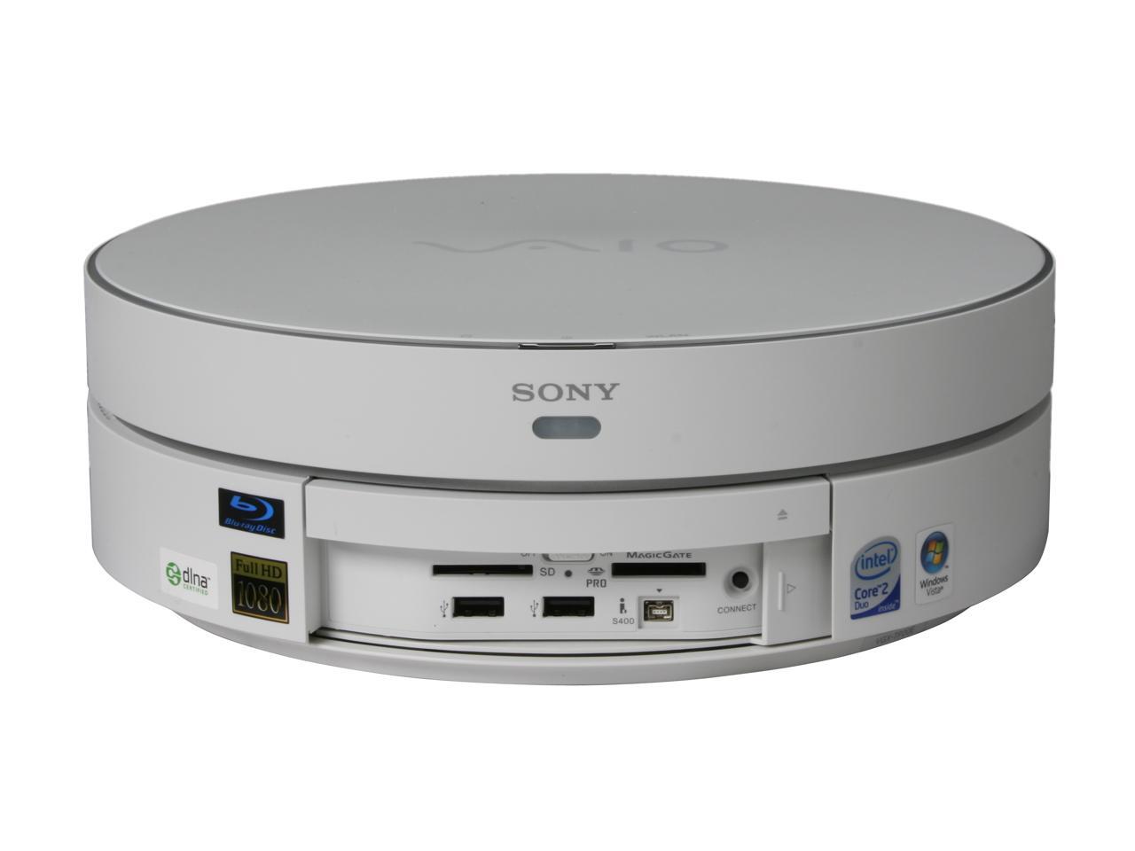 Sony Desktop PC VAIO VGX-TP20E/W Intel Core 2 Duo T8100 2GB DDR2 500GB ...