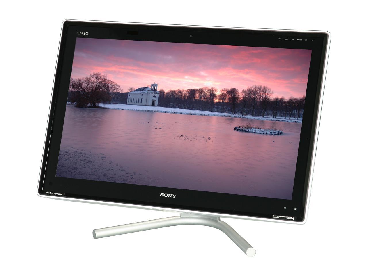 Sony All-in-one PC VAIO L Series VPCL237FX/W Intel Core i7-2670QM 6GB DDR3 1TB HDD 24 ...