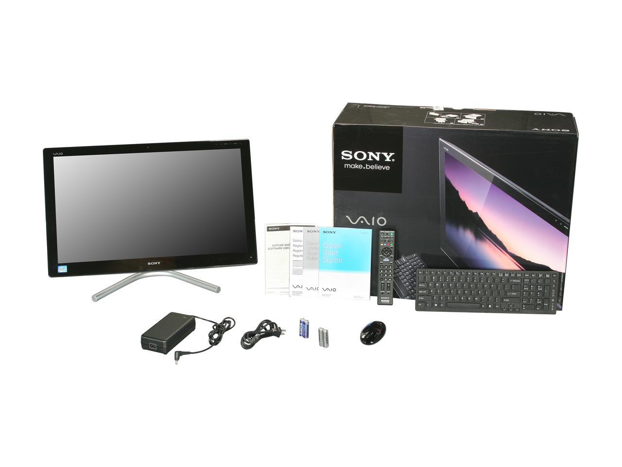 Open Box: Sony All-in-One PC VAIO SVL24114FX/B Intel Core i5-3210M 6GB ...