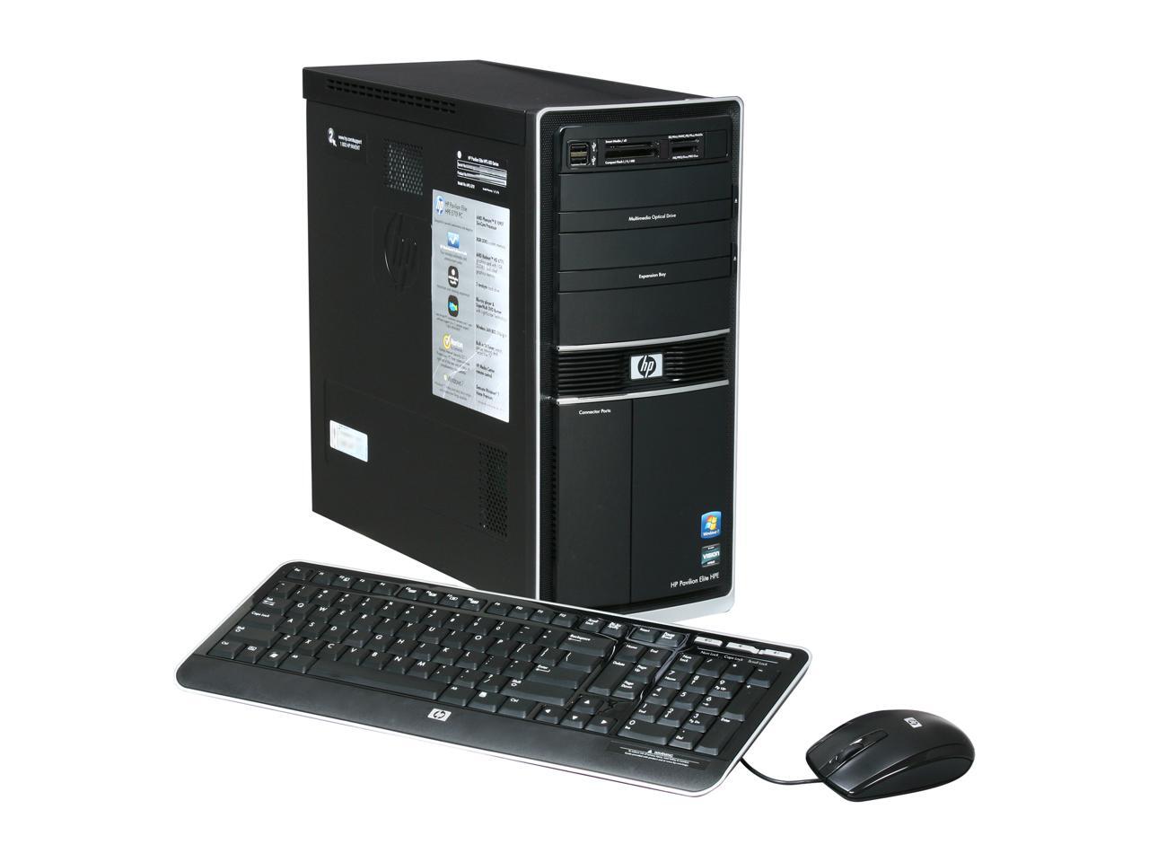 HP Desktop PC Pavilion Elite HPE-570f (BV542AA#ABA) AMD Phenom II X6 ...