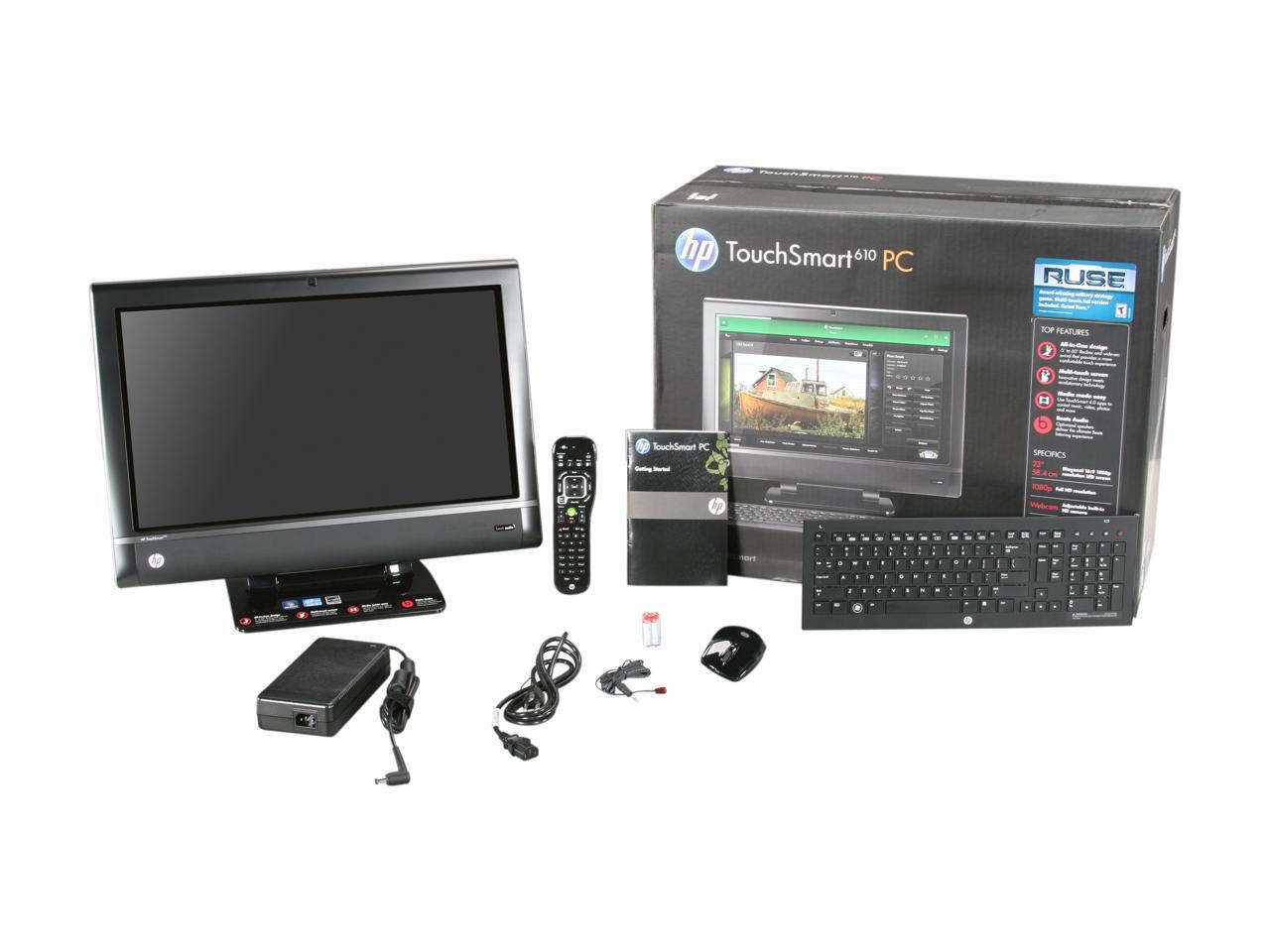 HP All-in-One PC TouchSmart 610-1190f (QP677AA#ABA) Intel Core i7-2600 ...