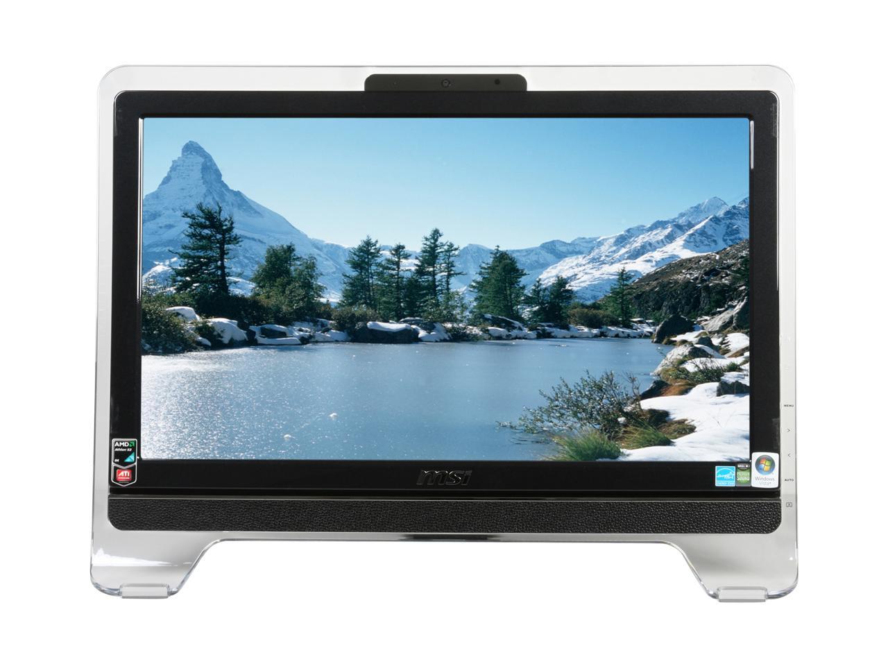 MSI Desktop PC Wind Top AE2010-02SUS AMD Athlon 64 X2 3250e 4GB DDR2 ...