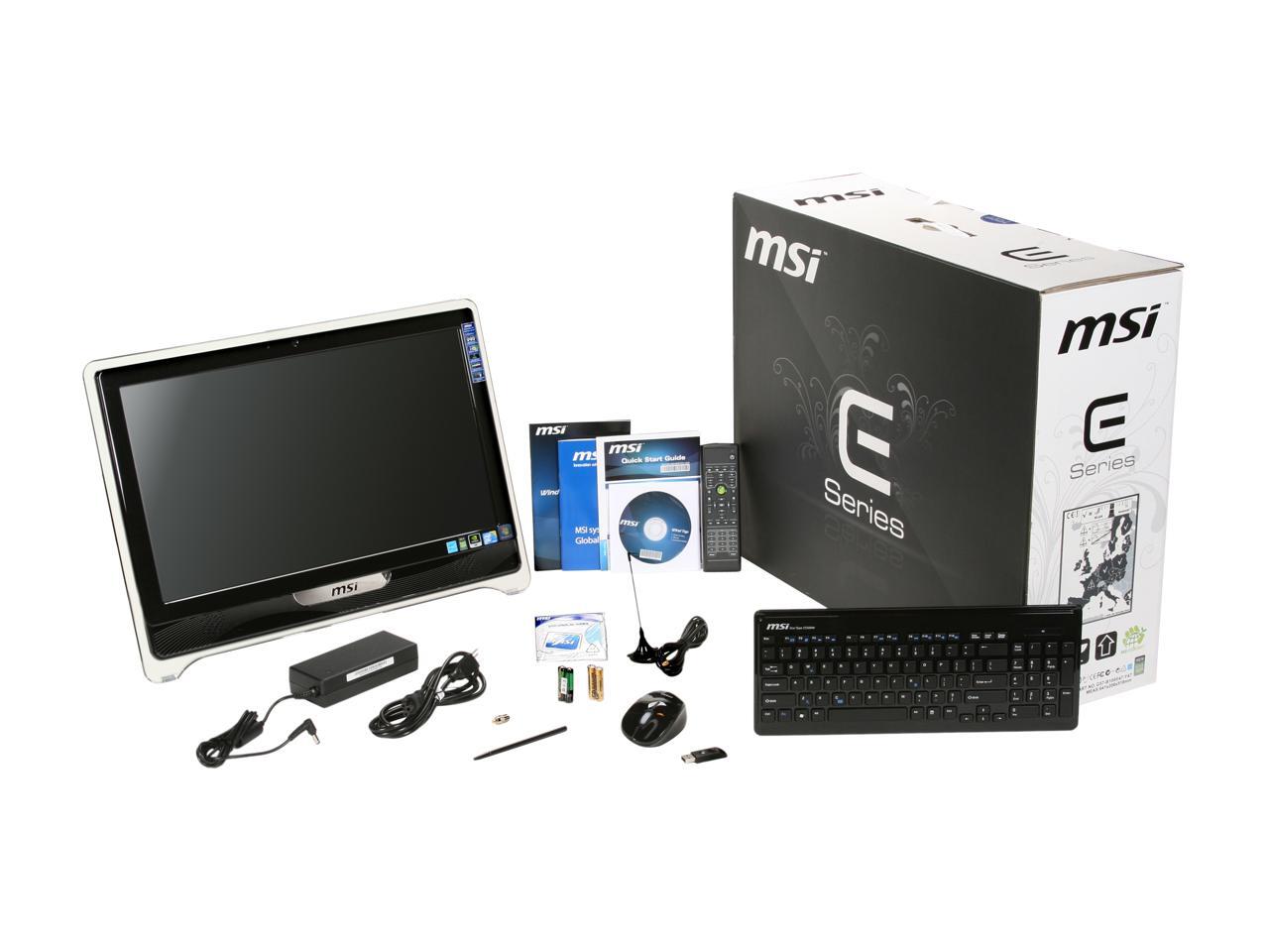 MSI Desktop PC Wind Top AE2220-25SUS Intel Core 2 Duo T6600 4GB DDR2 ...