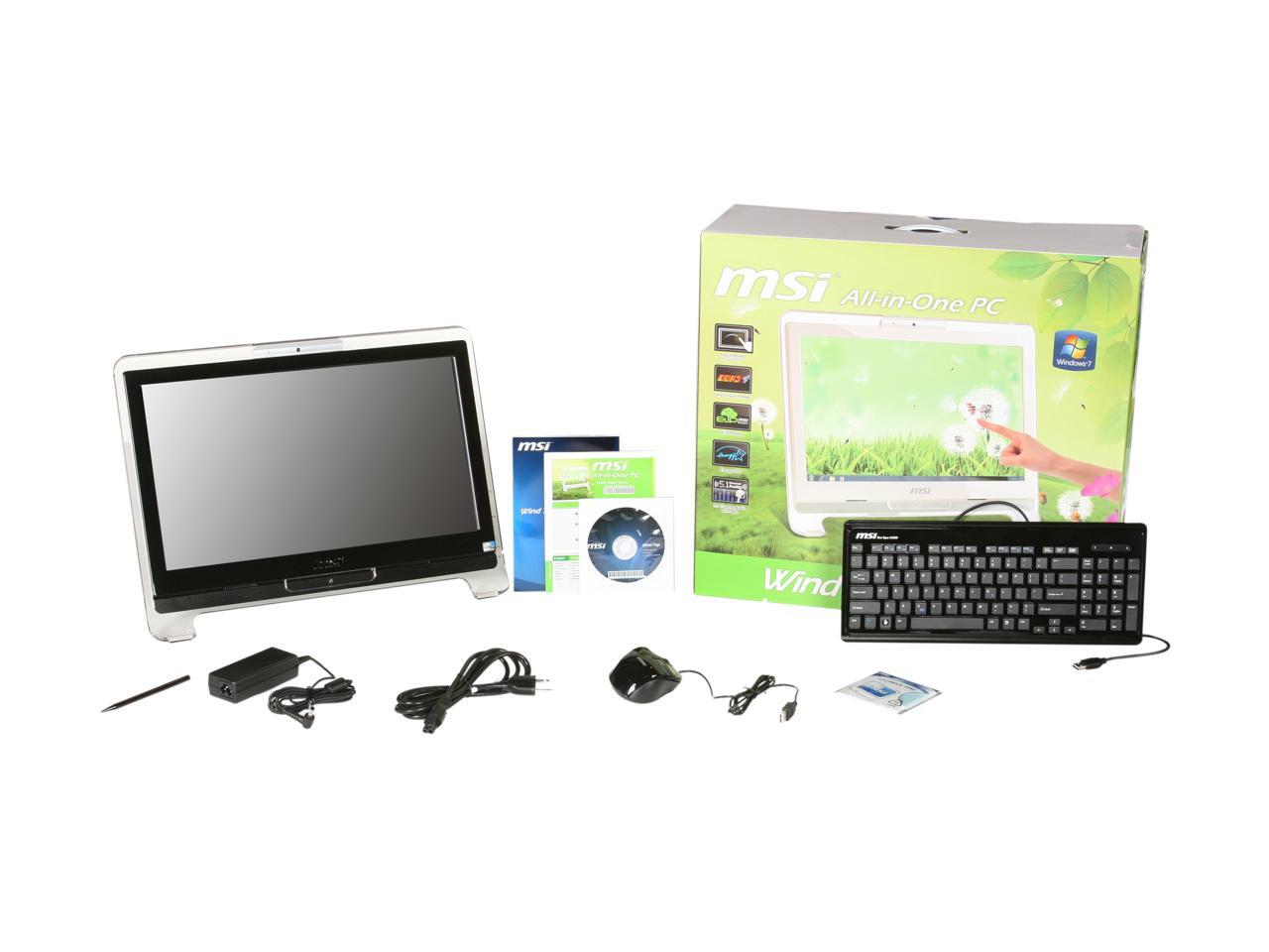 Open Box: MSI All-in-One PC Wind Top AE1920-001US Intel Atom D525 2GB ...