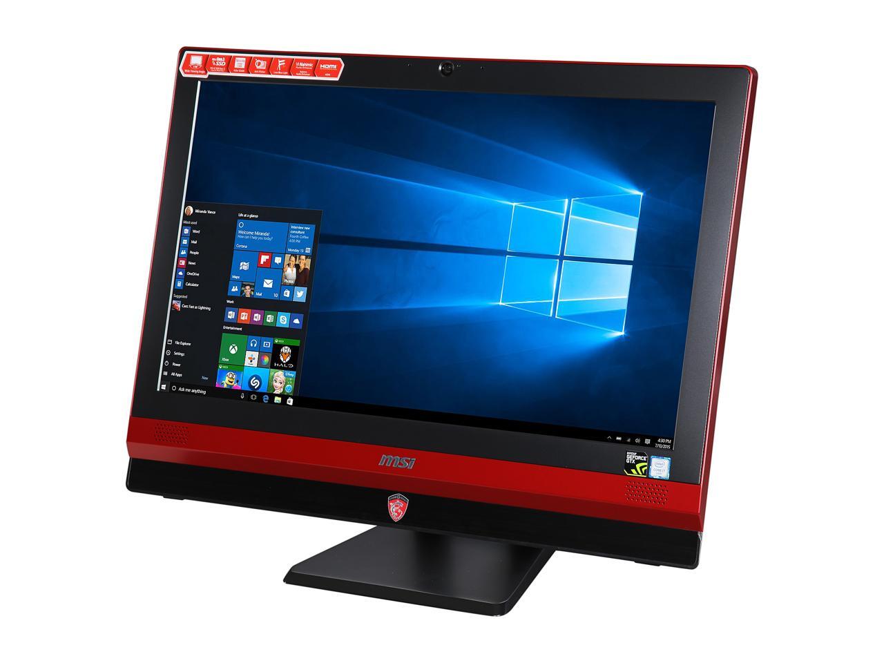 MSI Gaming All-in-One Computer 24 6QE-022US Intel Core i7 6700HQ (2.6 ...