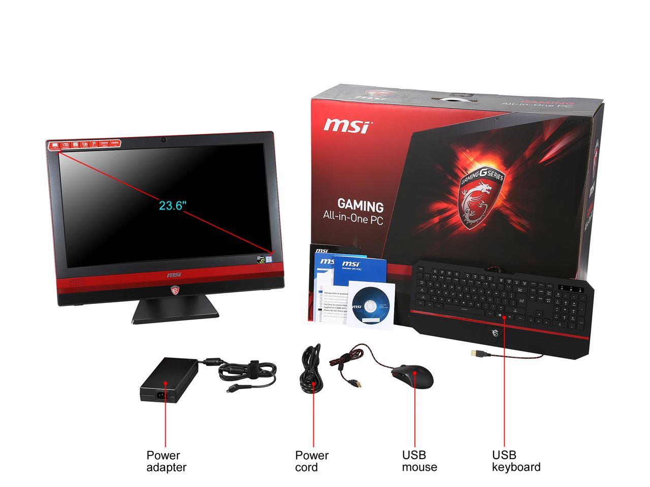 MSI Gaming All-in-One Computer 24 6QE-022US Intel Core i7 6700HQ (2.6 ...