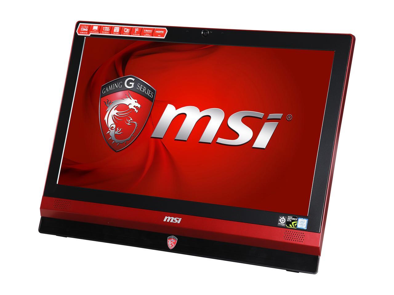 Open Box: MSI All-in-One Computer Gaming 24 6QE 4K-014US Intel Core i7 ...