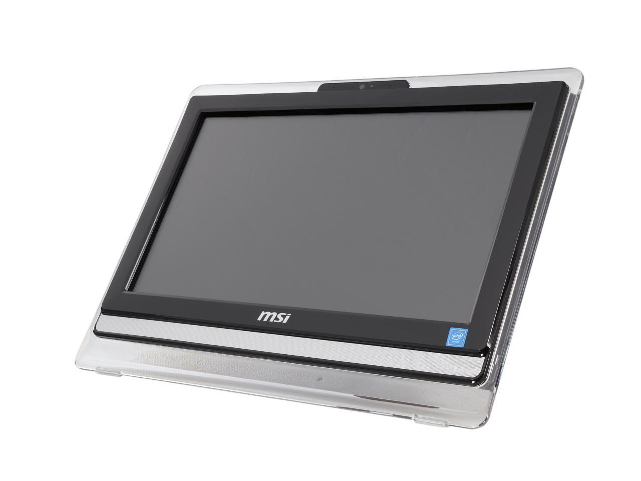 MSI All-in-One Computer Pro 20ET 4BW-061US Intel Celeron N3160 4 GB ...