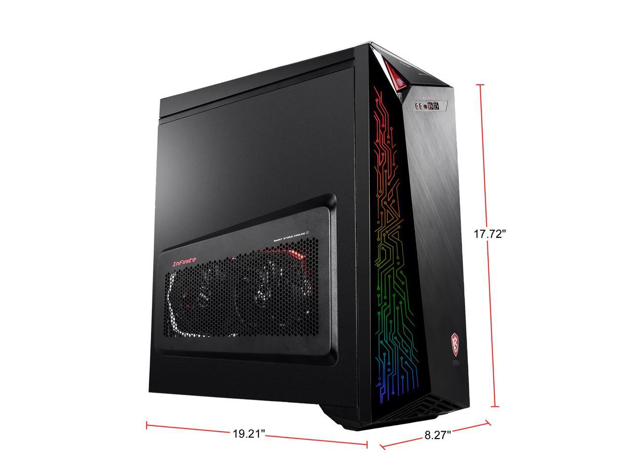 MSI Gaming Desktop Infinite X 9SD-261CA Intel Core i7 9th Gen 9700K (3. ...