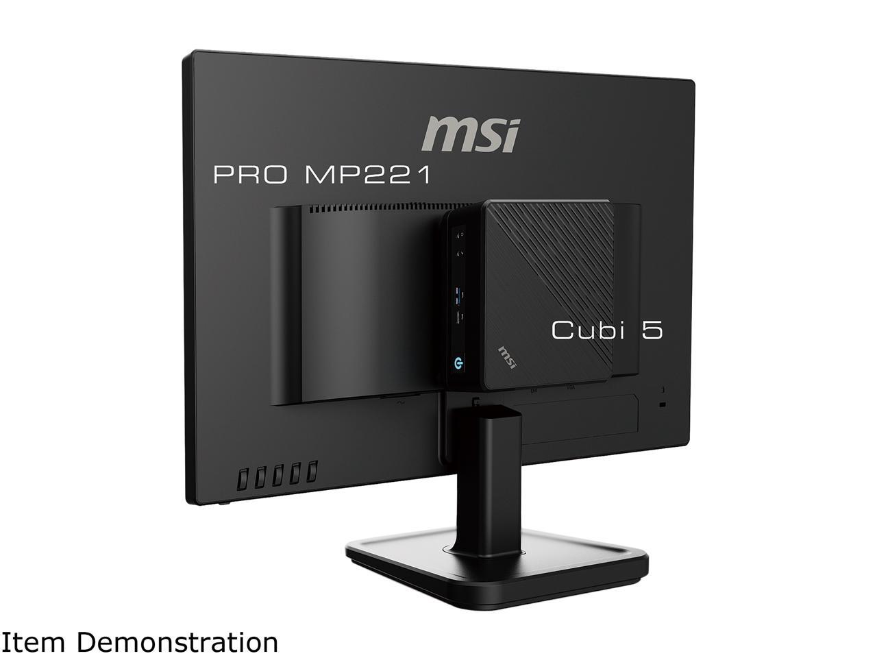 MSI Cubi 5 10M-027US Mini PC - Intel Core i3-10110U, 8 GB DDR4, 256 GB ...