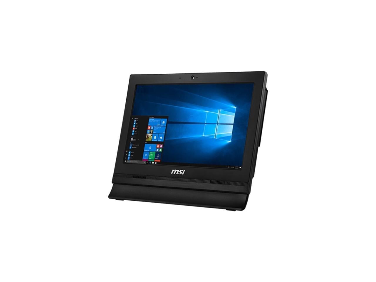 MSI All-in-One Computer PRO16T10M013 Celeron 5205U (1.90GHz) 4GB DDR4 ...