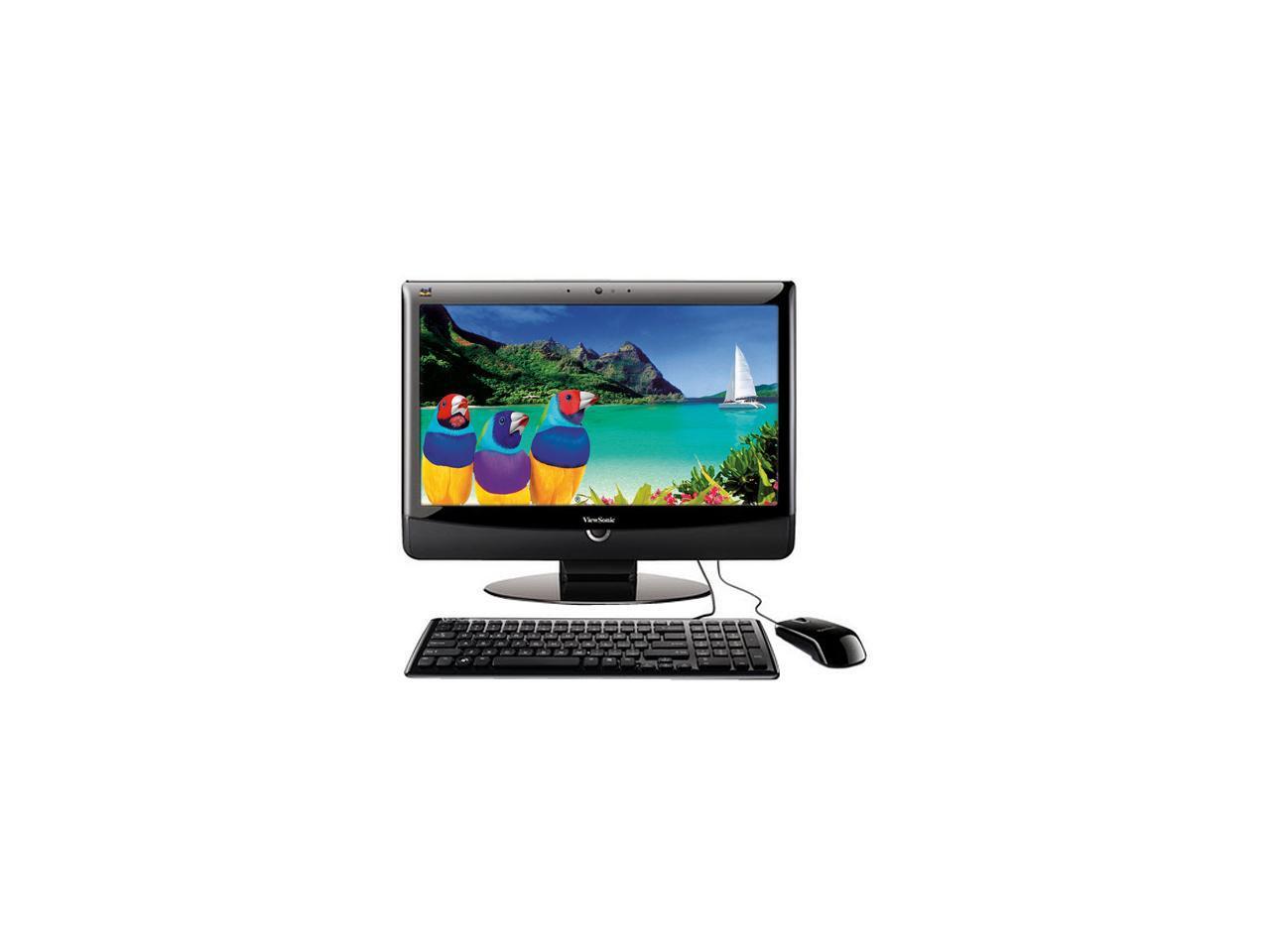 ViewSonic All-in-One PC VPC190 Intel Atom D510 2GB DDR2 160GB HDD 18.5 ...