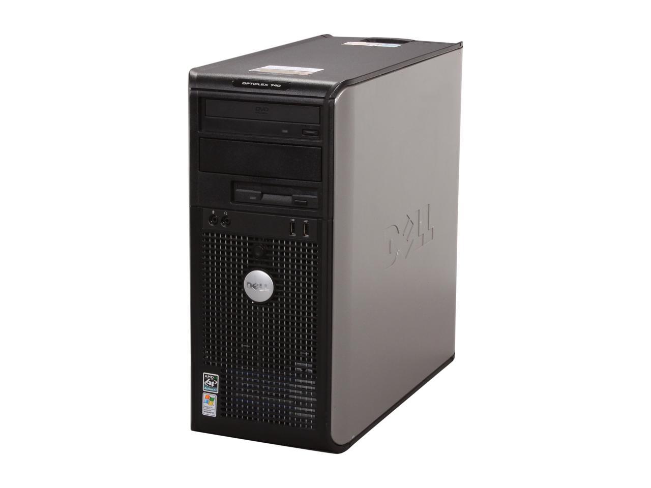 Refurbished: DELL Desktop PC OptiPlex 740 MT 2.40GHz 2GB 80GB HDD ...