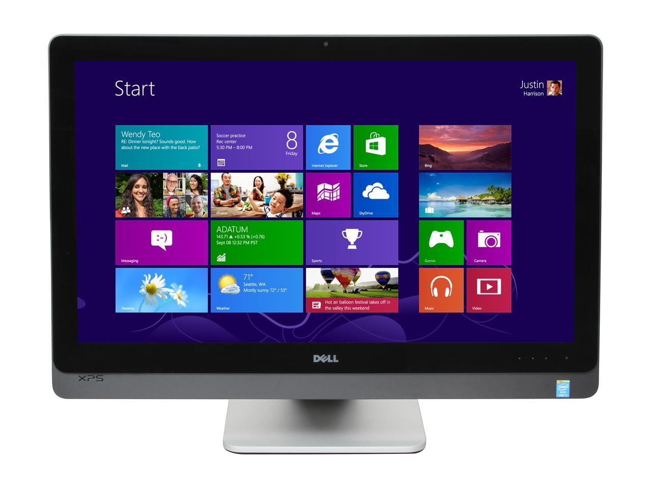 DELL All-In-One PC XPS 2720 (XPSo27T-2143BLK) Intel Core i7-4770S 16GB ...