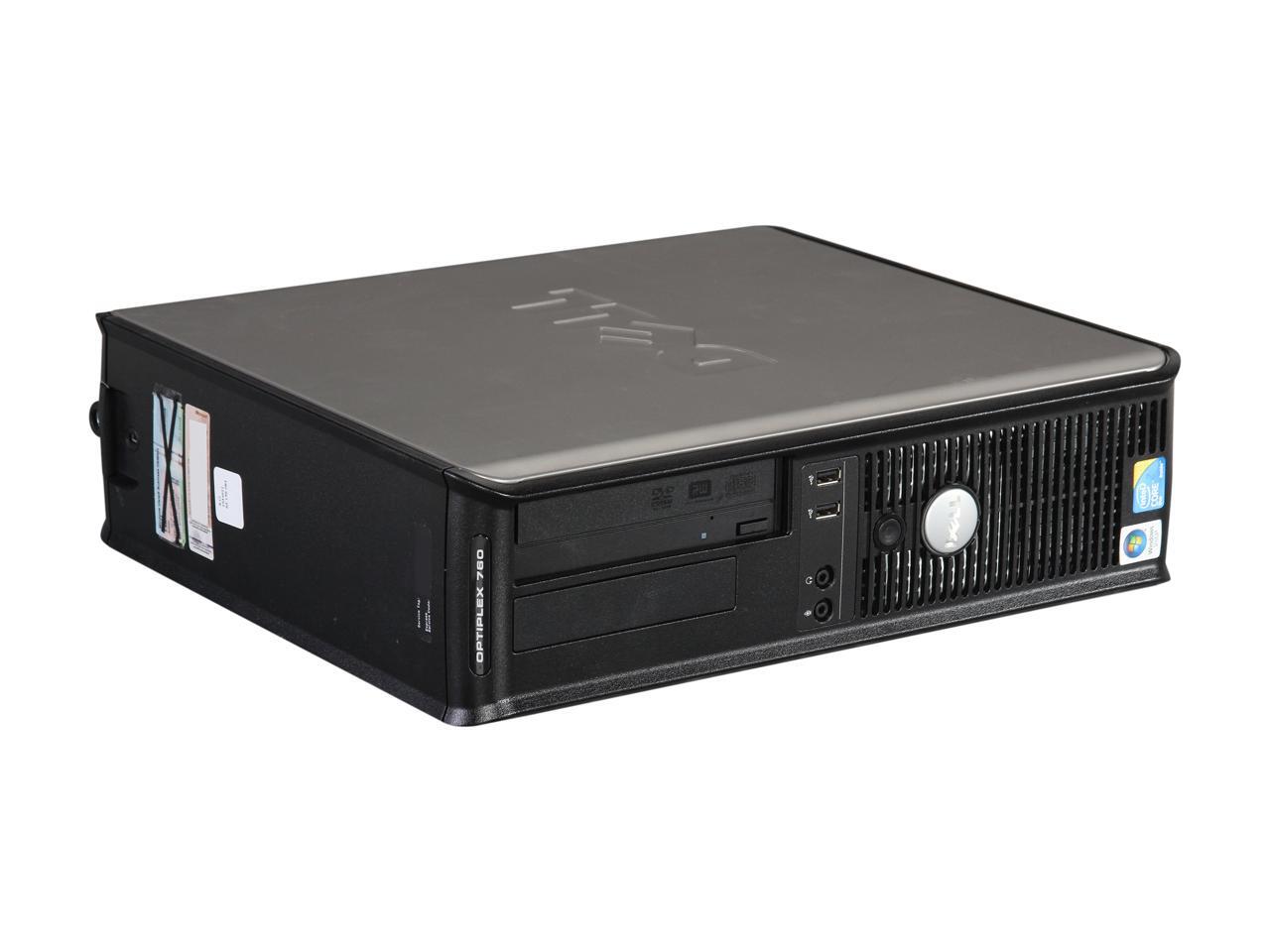 Refurbished: DELL Desktop PC OptiPlex 760 Core 2 Duo 2.80GHz 2GB 160GB ...