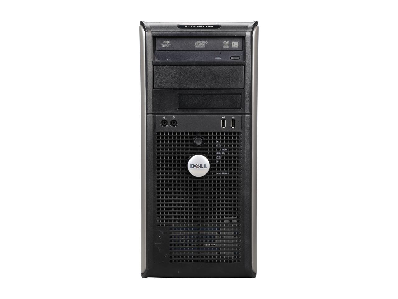 Refurbished: DELL OptiPlex 755 Mid Tower Desktop PC with Intel Core 2 ...