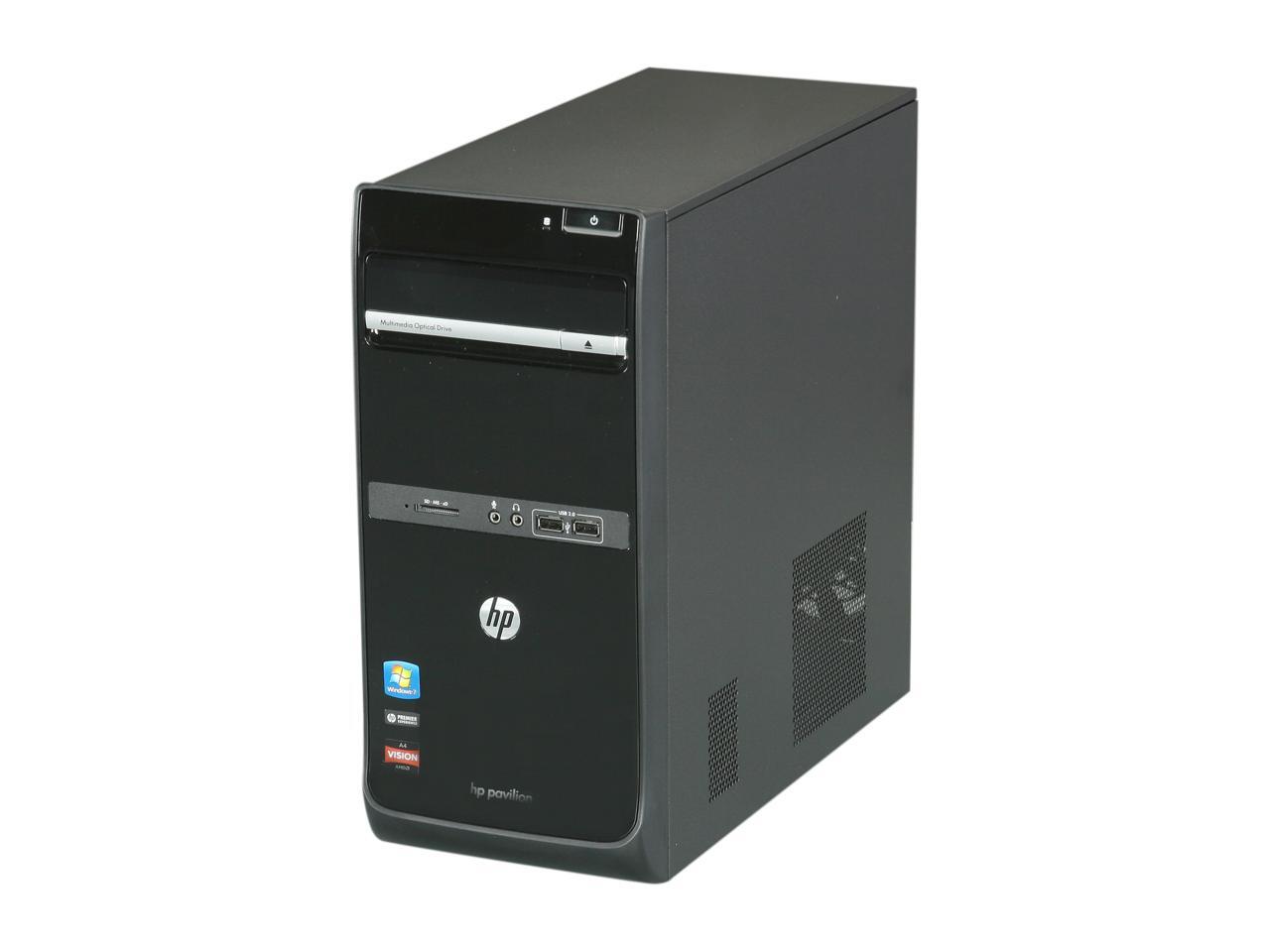 HP Desktop PC Pavilion p6-2100 (QW795AA#ABA) AMD A4-3420 4GB DDR3 1TB ...