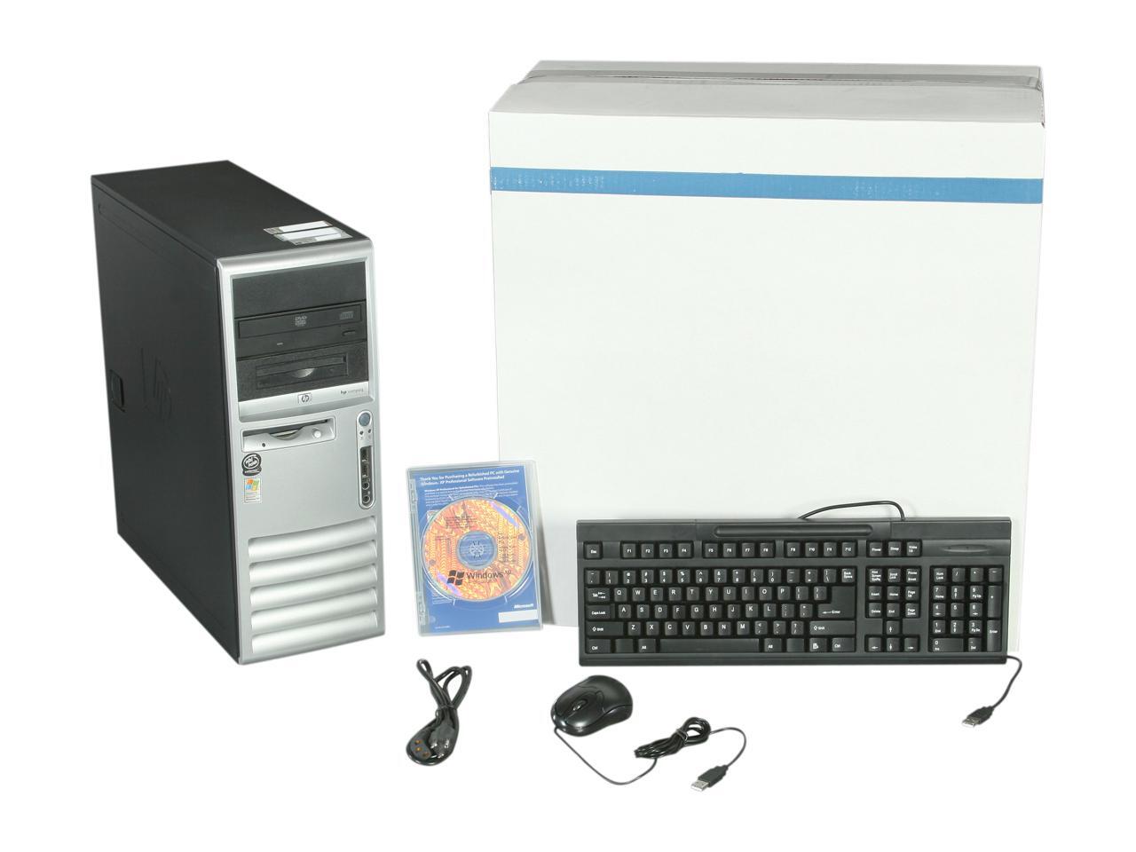 Refurbished: HP Compaq Desktop PC D530 2.60GHz 512MB DDR2 40GB HDD ...