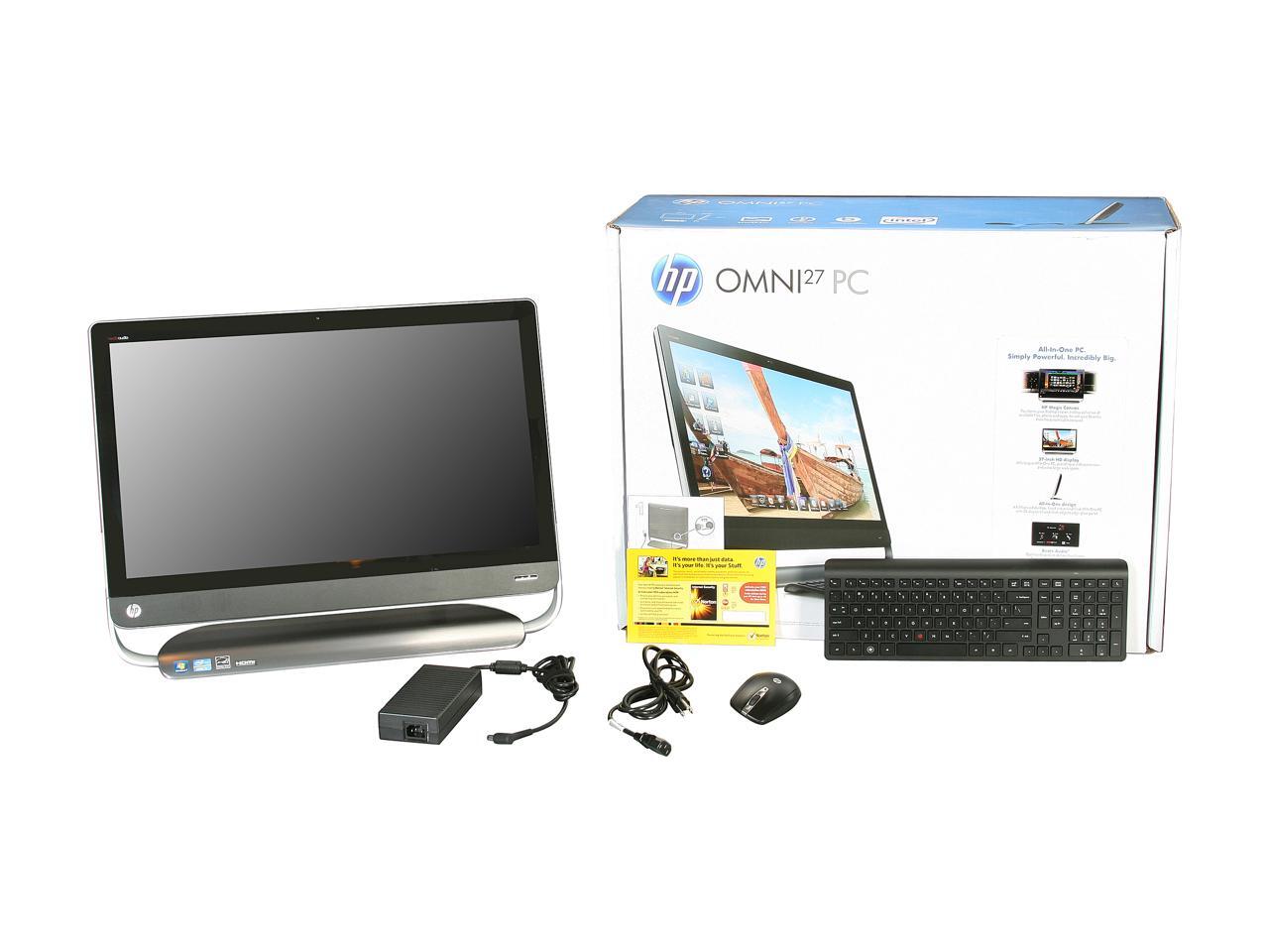 HP All-in-One PC Omni 27-1054 (QW801AA#ABA) Intel Core i5-2400S 6GB ...