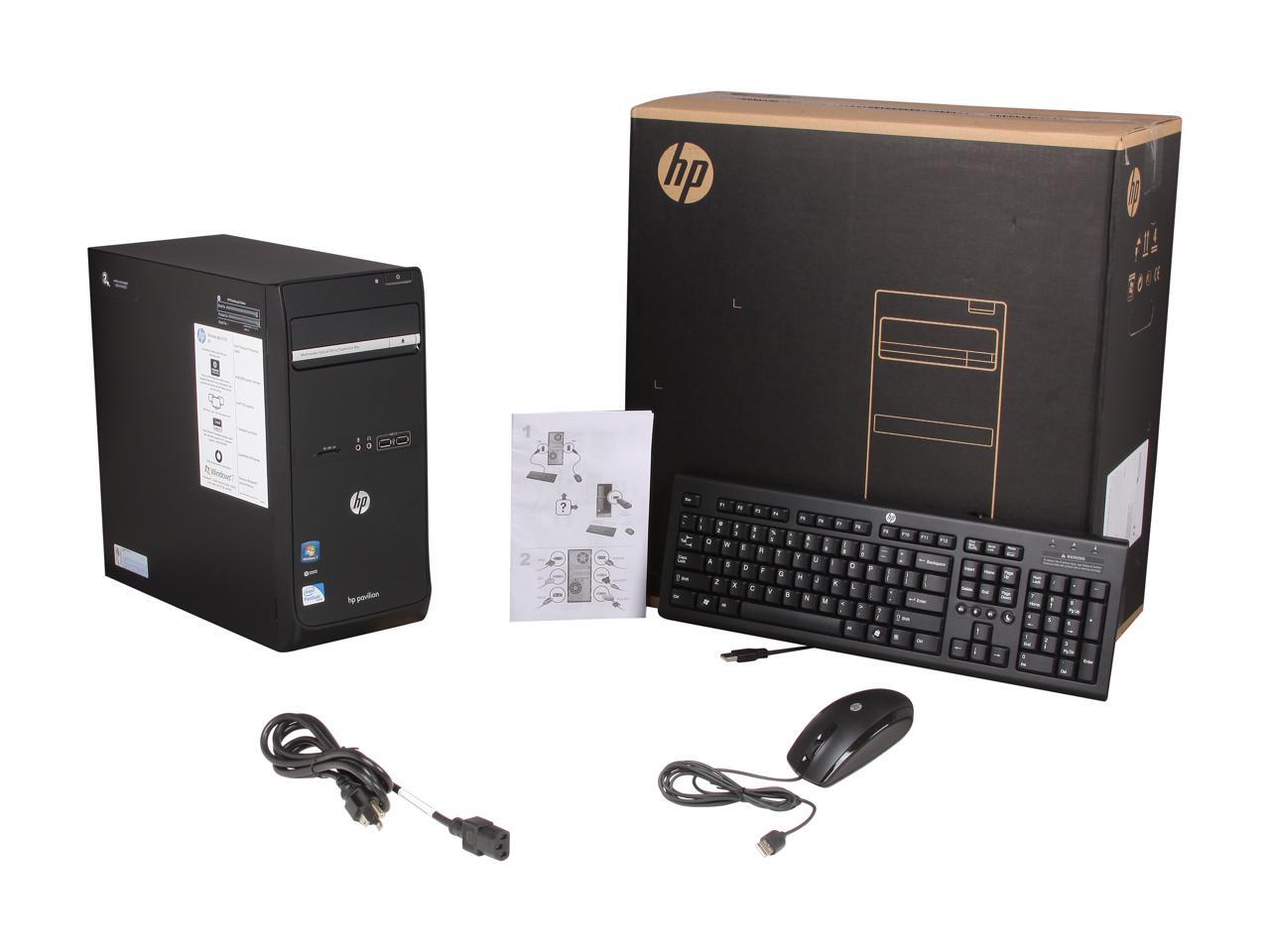 HP Desktop PC Pavilion p6-2110 (H2L68AA#ABA) Intel Pentium G640 4GB ...