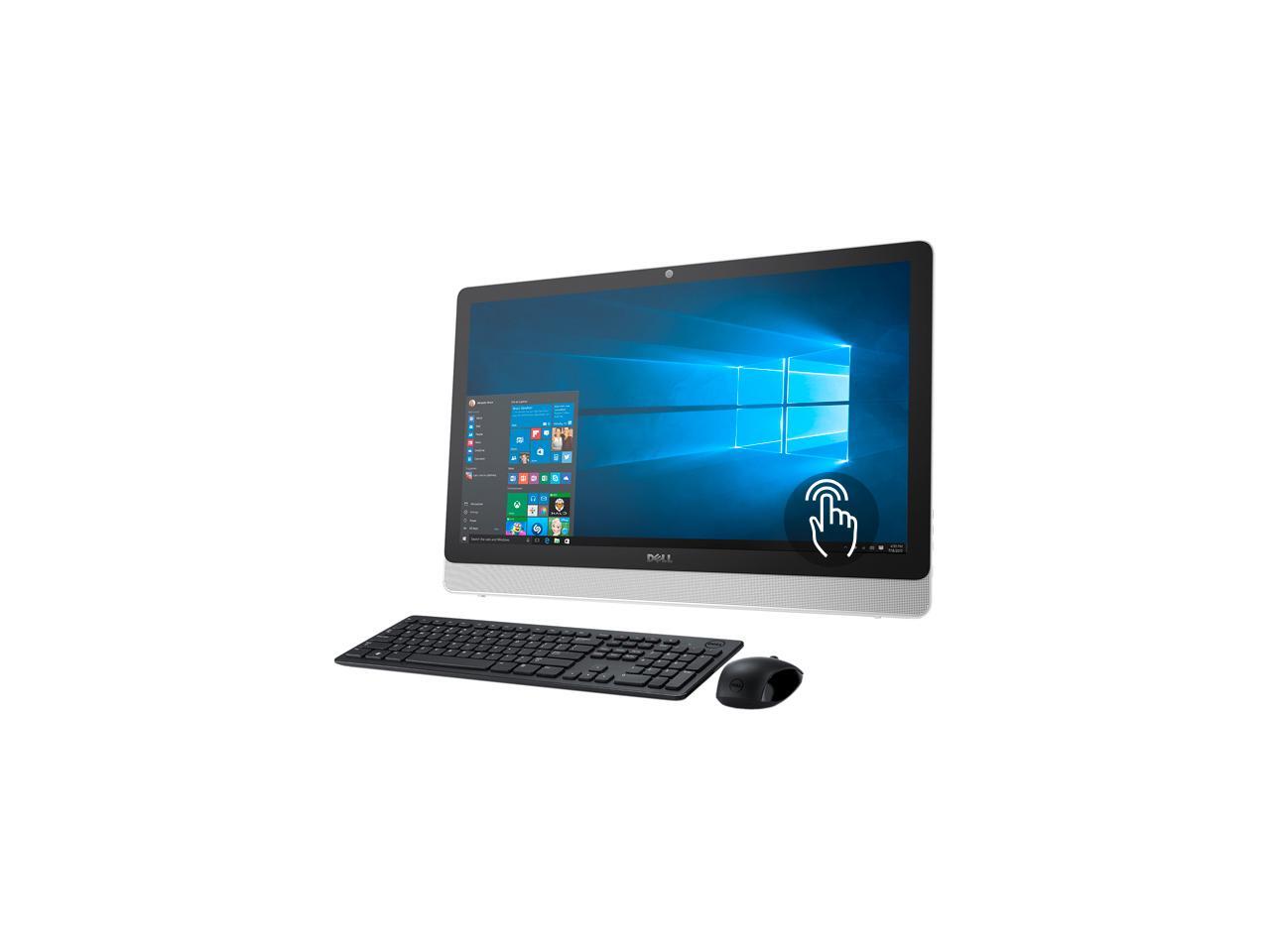DELL All-in-One Computer Inspiron i3455-8041WHT AMD A6-7310 4 GB DDR3L ...
