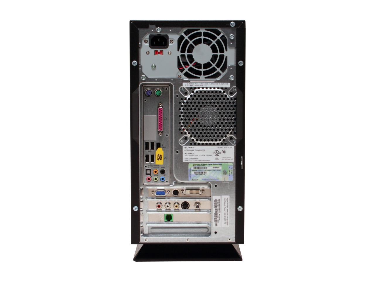 Open Box: Sony Desktop PC VAIO VGC-RB64G Intel Pentium D 920 1GB DDR2 ...