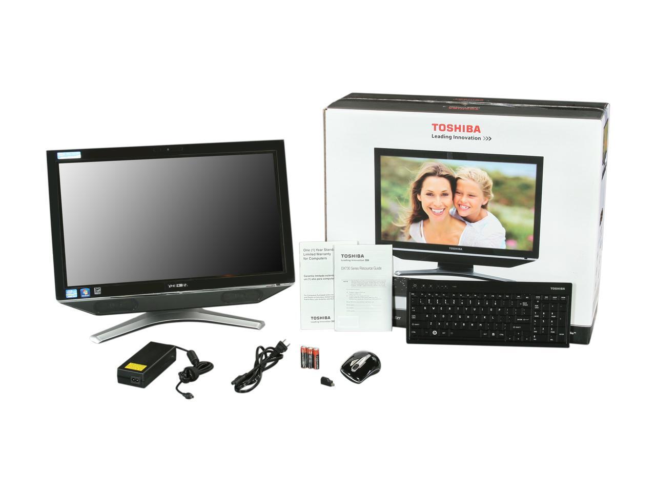 Toshiba All-in-One PC DX735-D3330 (PQQ10U-01J00N) Intel Core i5-2450M ...