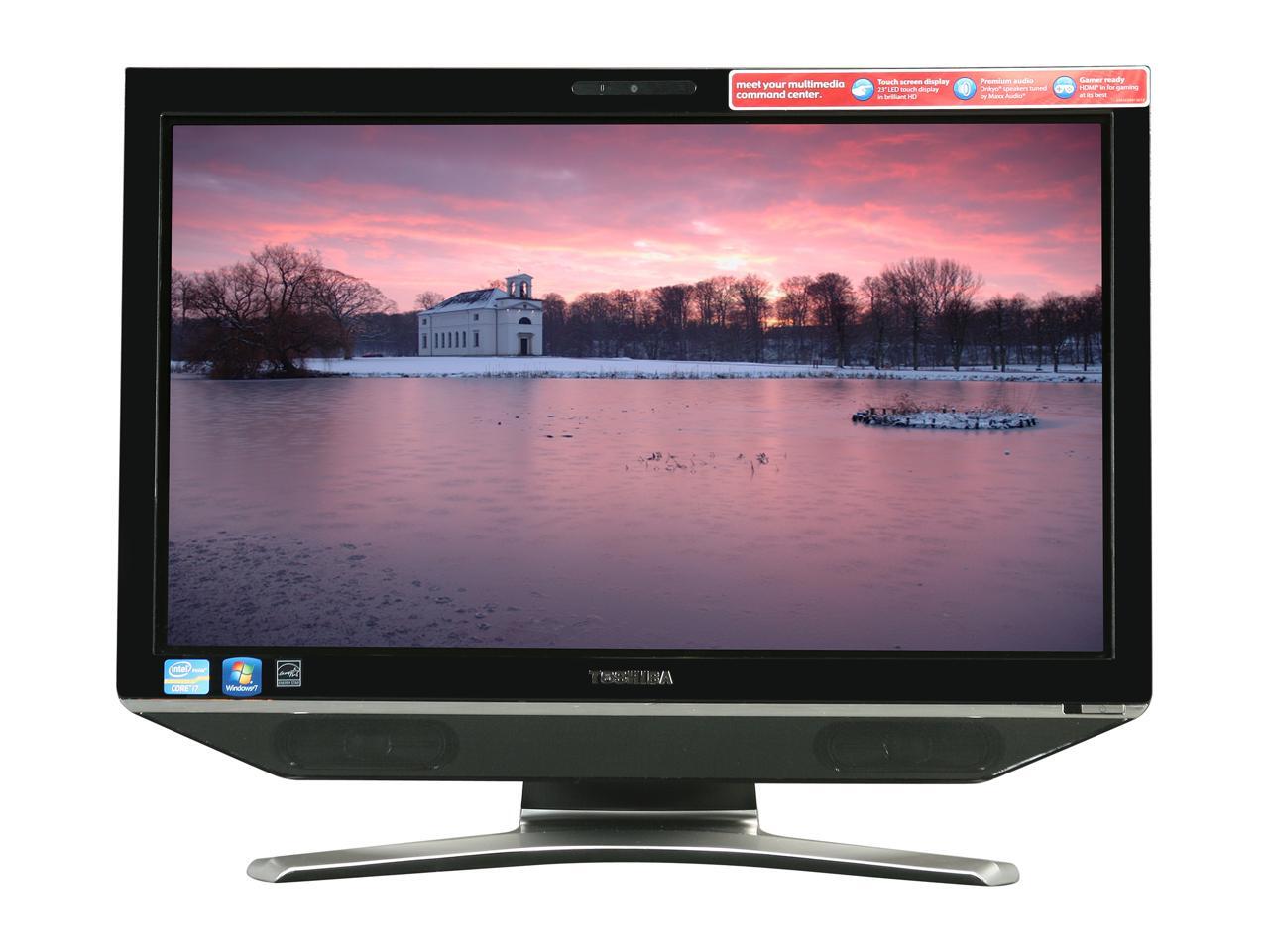 Refurbished: Toshiba All-in-One PC DX735-D3204B (PQQ10U-00J007B) Intel ...