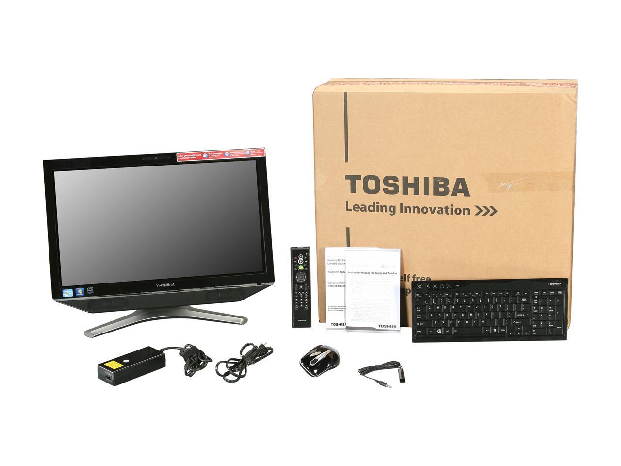 Refurbished: Toshiba All-in-One PC DX735-D3204B (PQQ10U-00J007B) Intel ...
