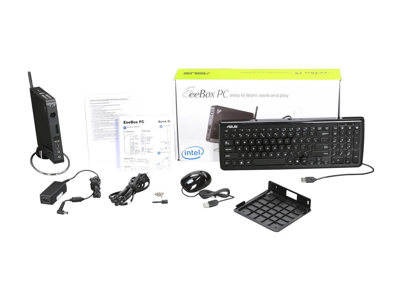 Open Box: ASUS Nettop Eee Box EB1007-B007F Intel Atom D410 2GB DDR2 ...