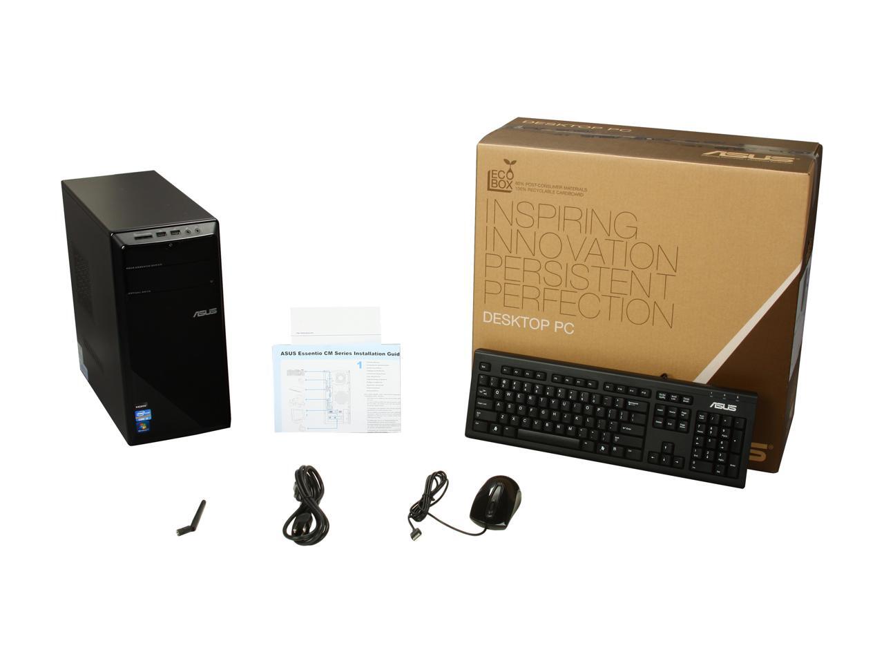 ASUS Desktop PC Essentio CM6730-US-2AD Intel Core i3-2120 4GB DDR3 1TB ...