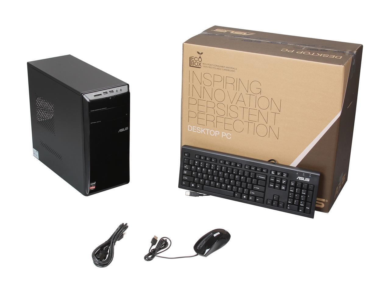 ASUS Desktop PC CM1740-US002S A6-Series APU A6-3620 (2.20GHz) 6GB DDR3 ...