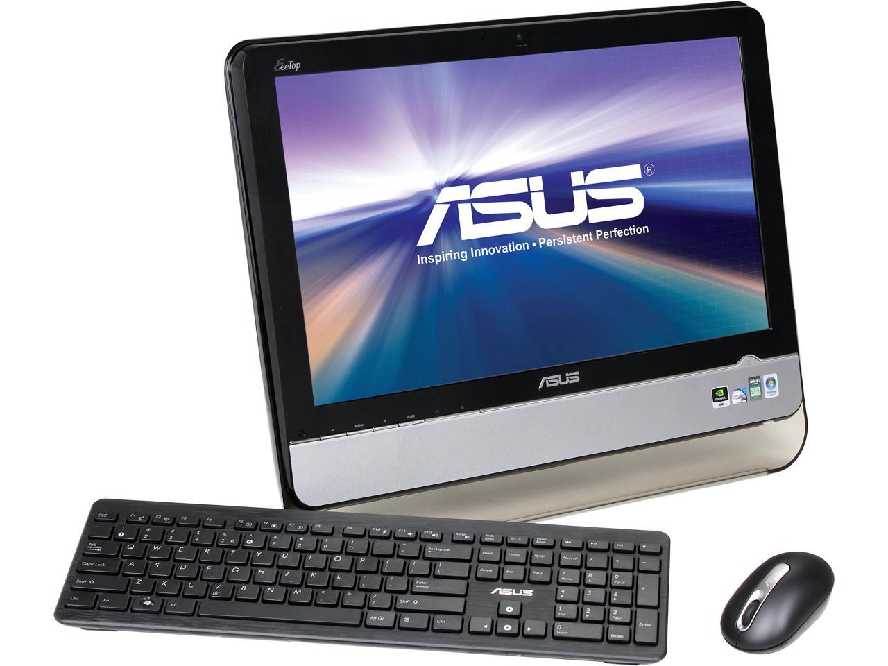 Refurbished: ASUS Desktop PC Eee Top ET2002T-B013C Atom N330 (1.60GHz ...